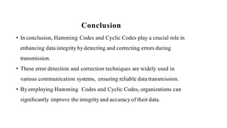 hamming codes and Cyclic codes (1).pptx