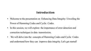 hamming codes and Cyclic codes (1).pptx