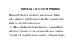hamming codes and Cyclic codes (1).pptx