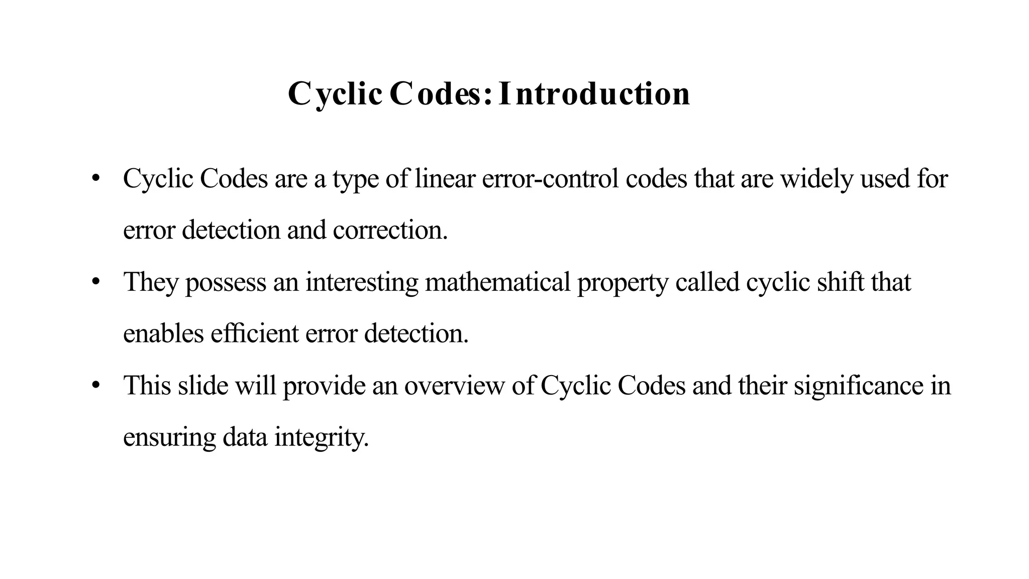 hamming codes and Cyclic codes (1).pptx