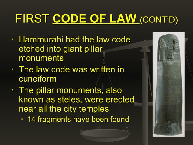Hammurabi | PPT | Judaism | Religion & Spirituality