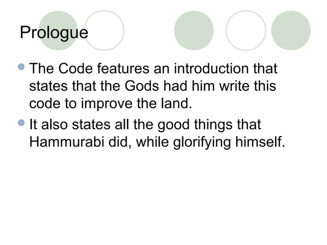 Hammurabi’s code | PPT