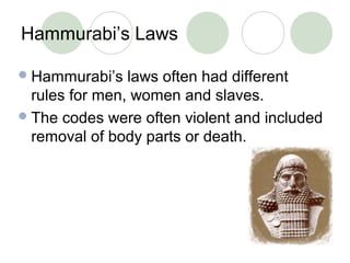 Hammurabi’s code | PPT