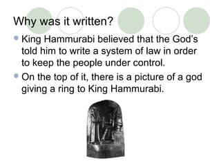 Hammurabi’s code | PPT
