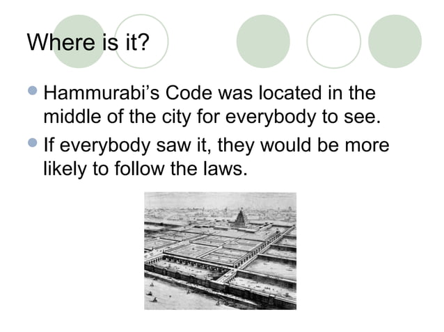 Hammurabi’s code | PPT
