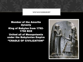 Hammurabis code | PPT