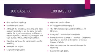 SWITCHED LAN, FAST ETHERNET, FAST ETHERNET AND LAYER MODEL | PPTX