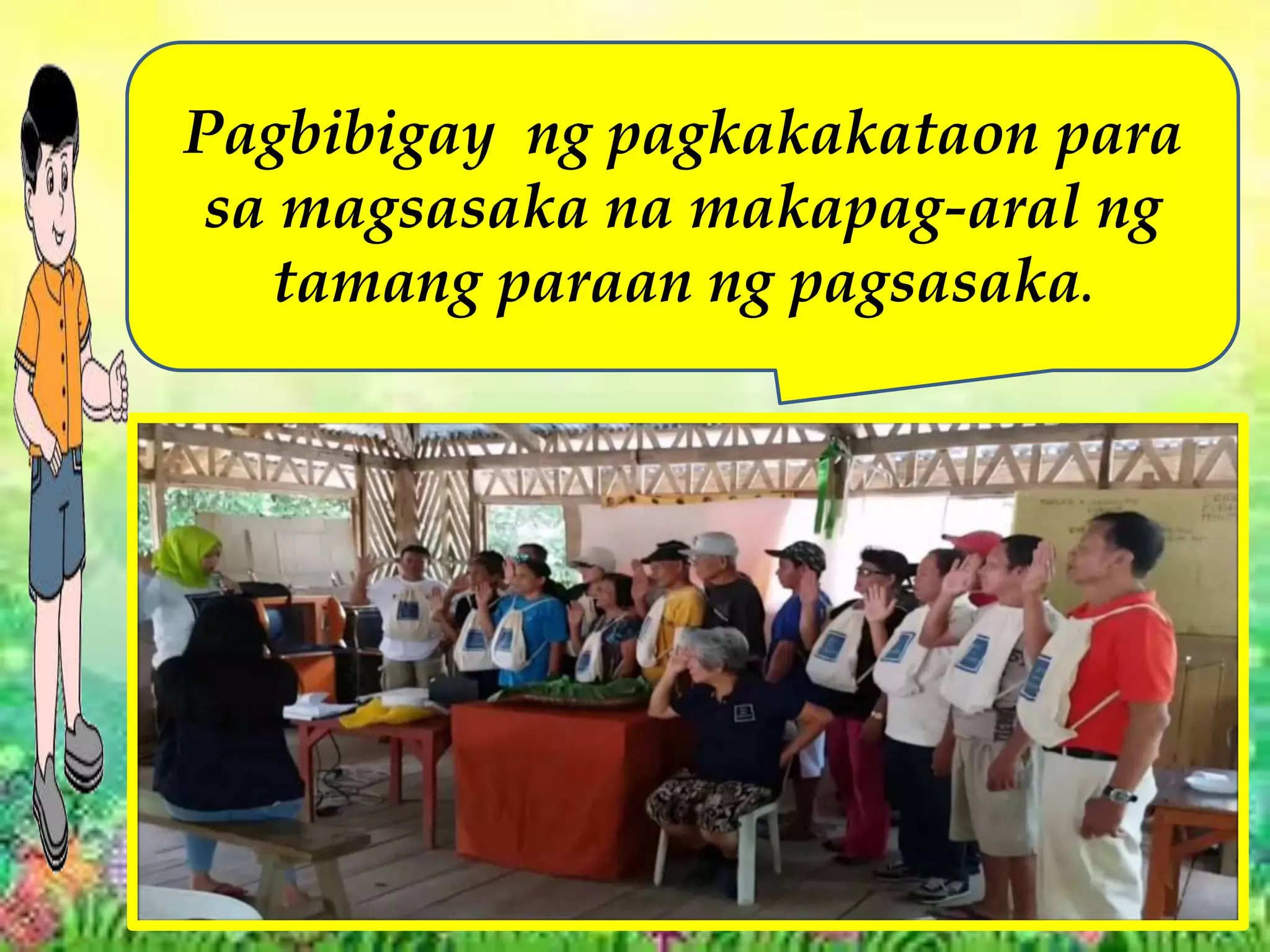 Hamon at oportunidad sa mga gawaing pangkabuhayan ng bansa | PPTX