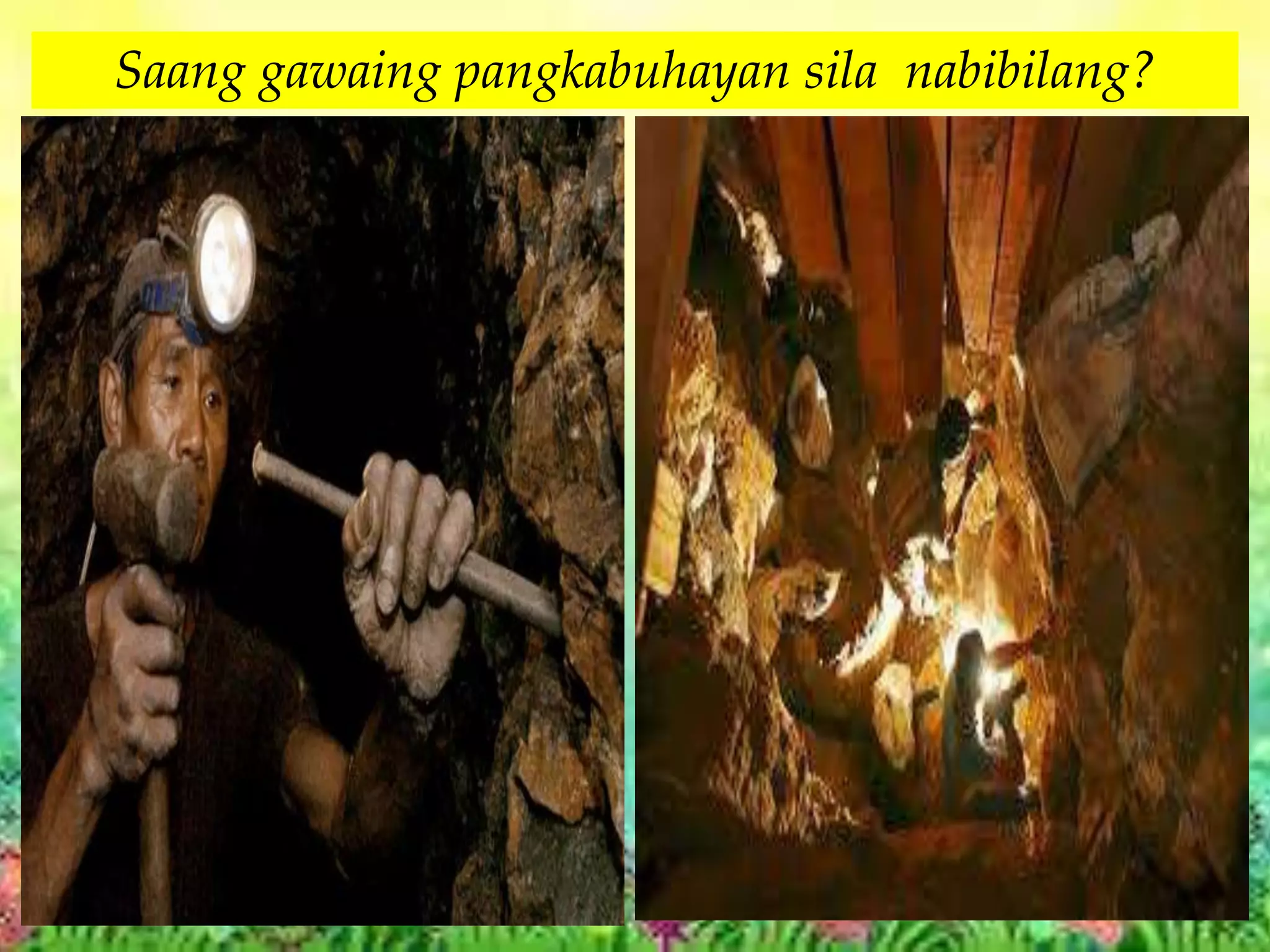 Hamon at oportunidad sa mga gawaing pangkabuhayan ng bansa | PPTX