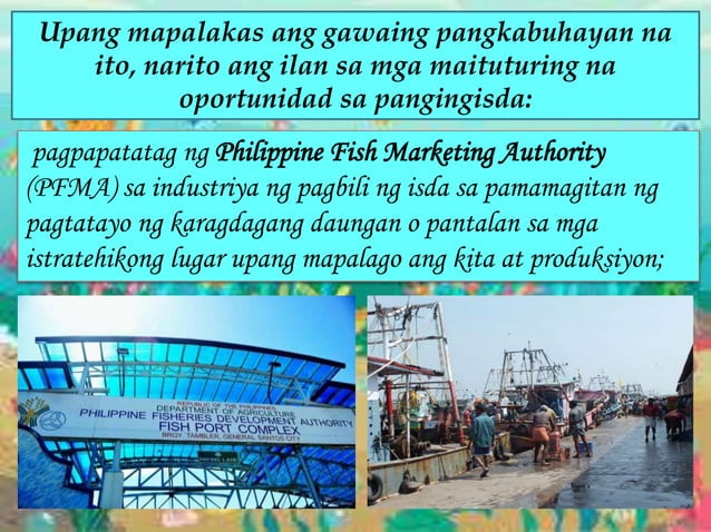 Hamon at oportunidad sa mga gawaing pangkabuhayan ng bansa | PPTX