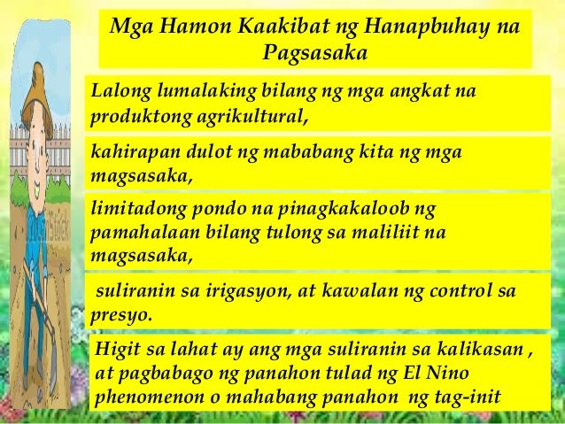 Hamon at oportunidad sa mga gawaing pangkabuhayan ng bansa