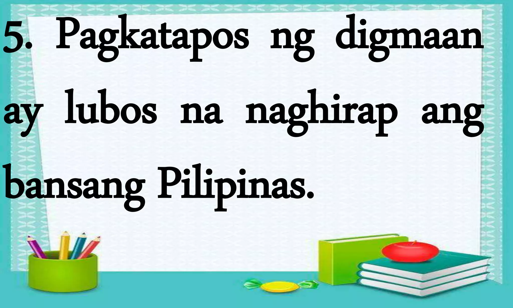Hamon at suliranin pagkatapos ng ikalawang pandaigdigang digmaan sa bansang pilipinas | PPTX