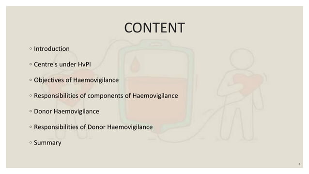 hamovigilance.pptx | Blood Disorders | Diseases and Conditions