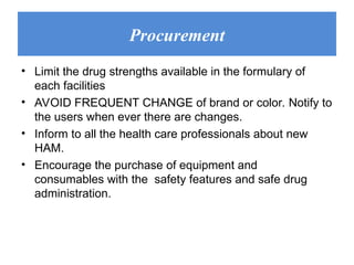 High alert medication presentation drugs | PPT | Pharmaceutical Drugs ...