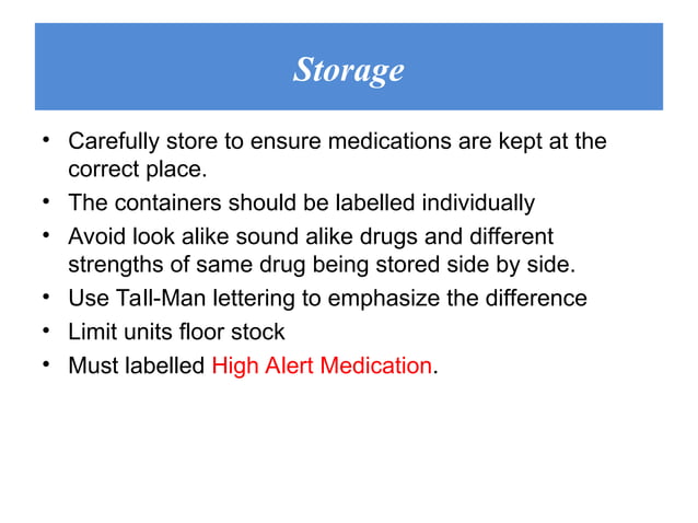 High alert medication presentation drugs | PPT | Pharmaceutical Drugs ...