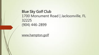 Golf Course Management | PPT