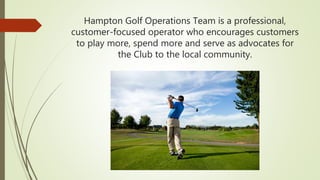 Golf Course Management | PPT