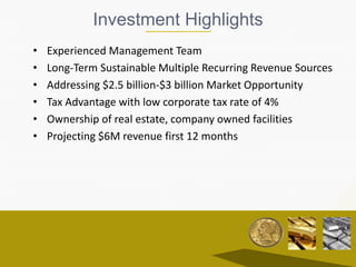 Hard Asset Management Investor Presentation | PPTX