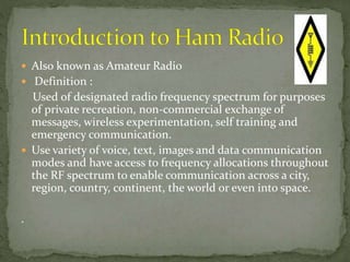 HAM radio | PPT