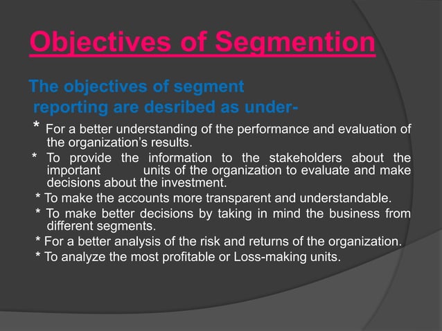 SEGMENTATION REPORT.pptx