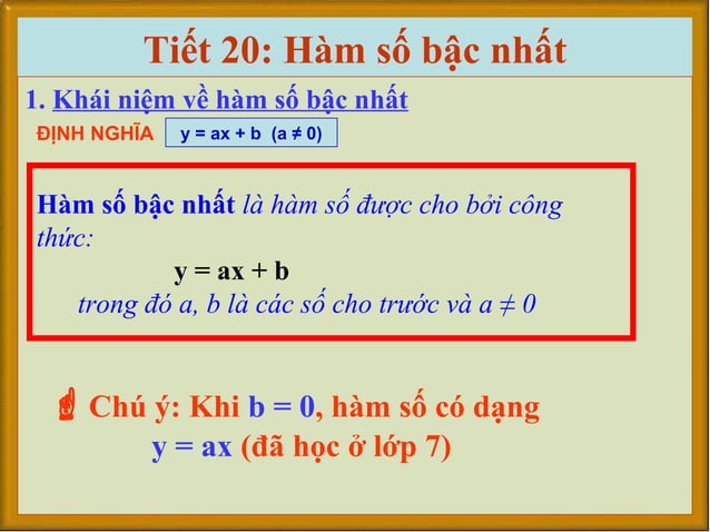 Ham so bac nhat | PPT