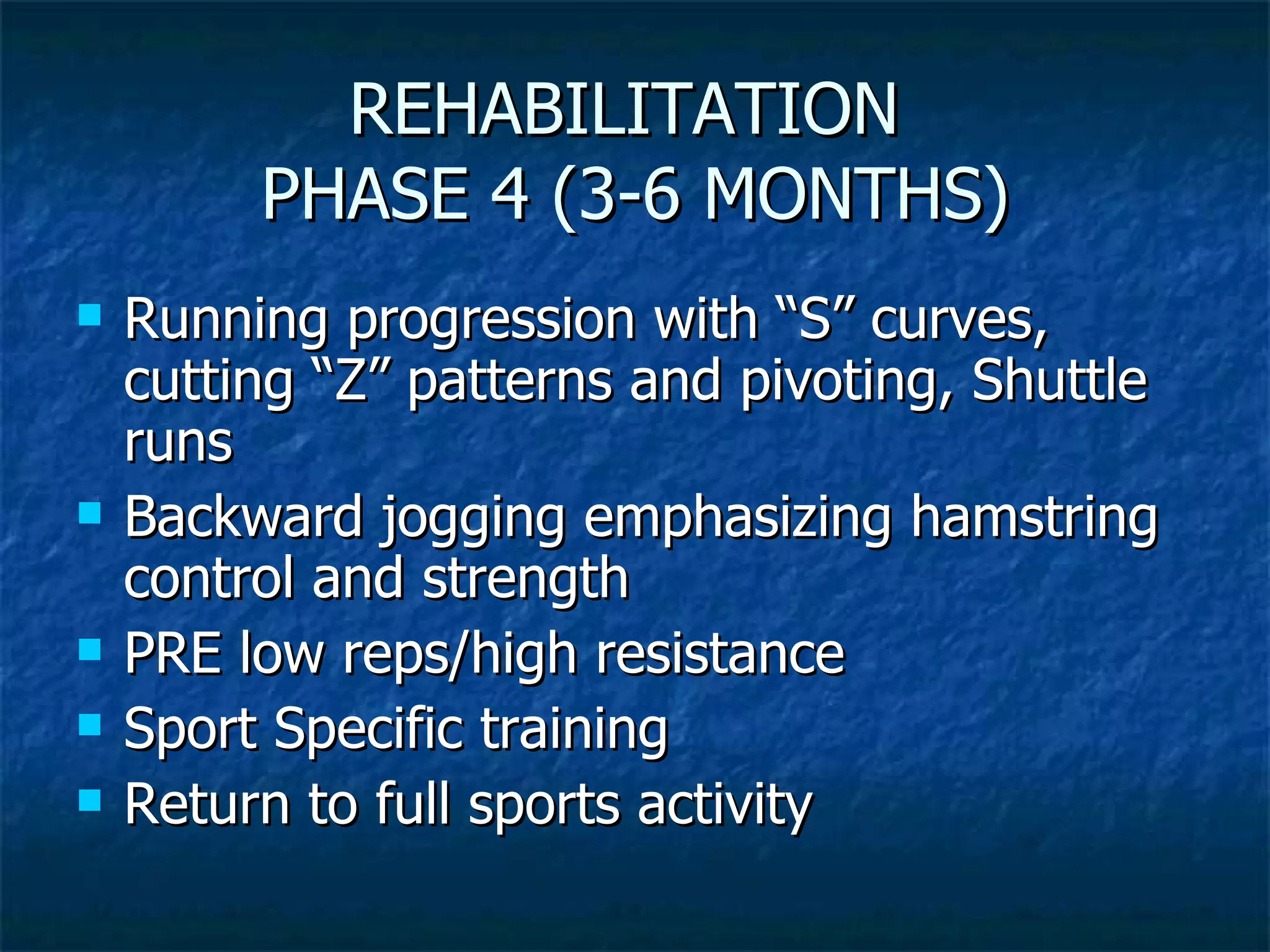 Hamstring Avulsion Repair Rehabilitation | PPT