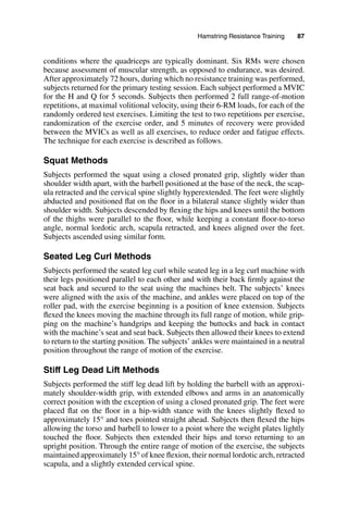 Hamstring activation | PDF