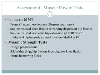 The Athletic Hamstring | PPT