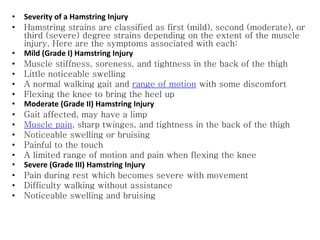Hamstring strain | PPT