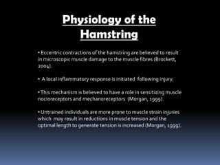 Hamstring strain pp | PPTX