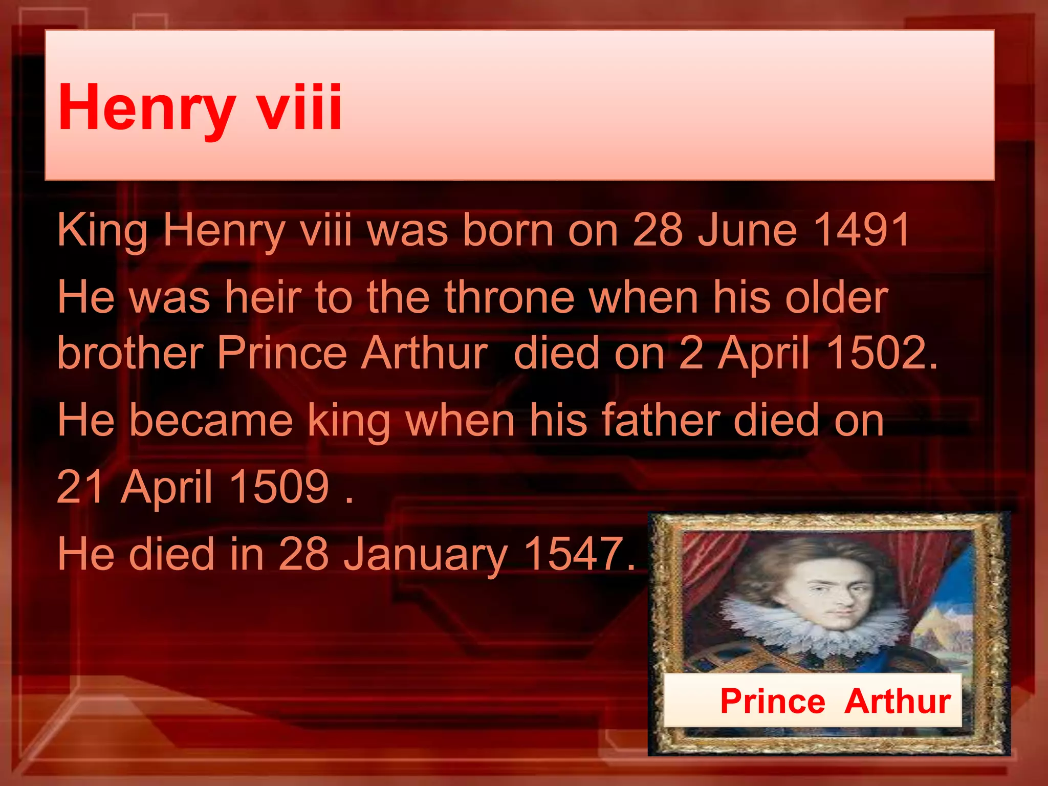 King Henry VIII | PPTX