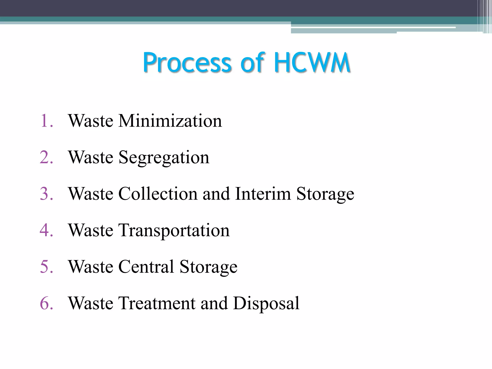 Health Care Waste Management | PPTX