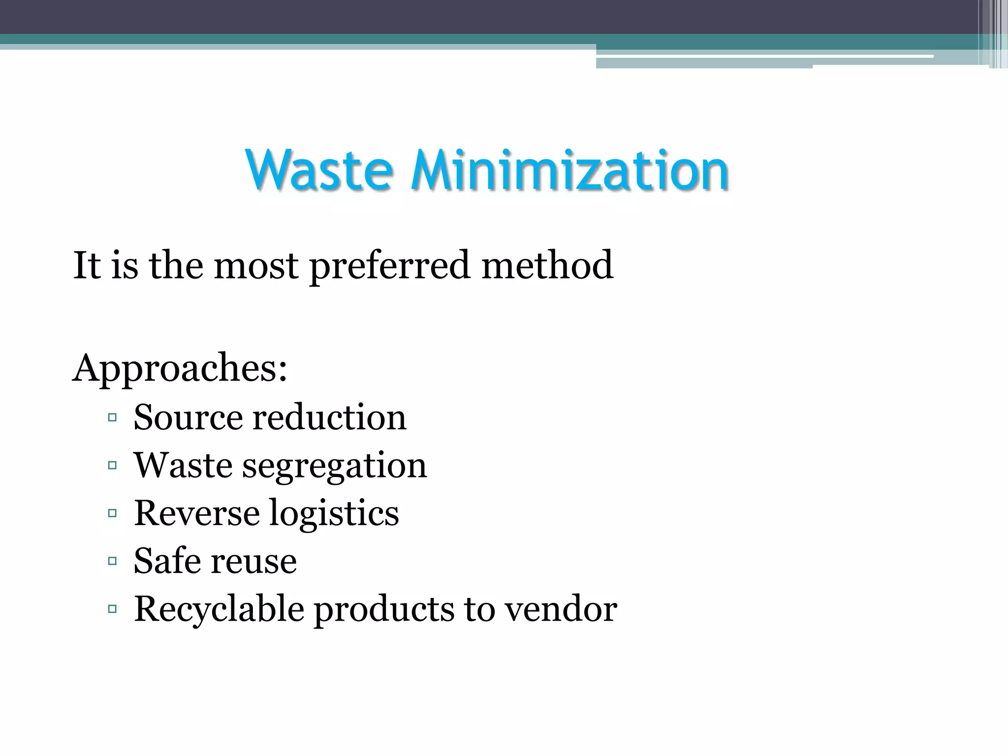 Health Care Waste Management | PPTX