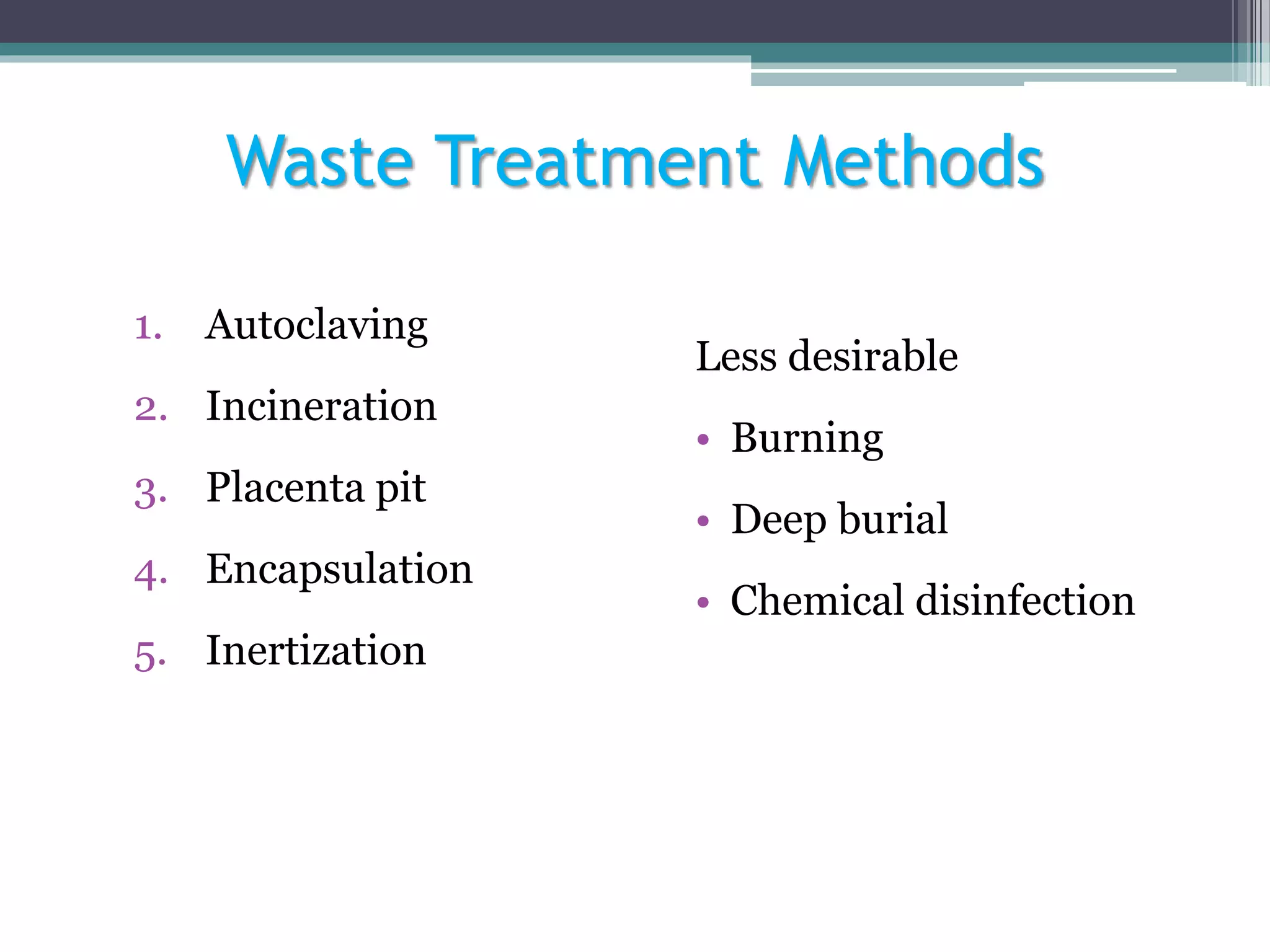 Health Care Waste Management | PPTX