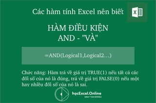 Ham trong excel_thong_dung | PDF