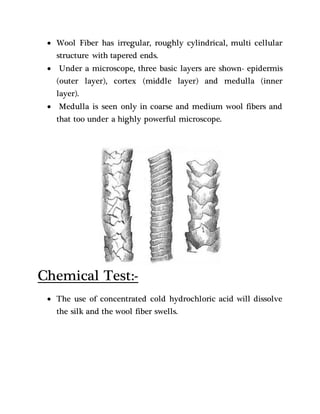 identification of fiber | DOCX | Hair Care | Beauty