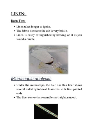 identification of fiber | DOCX