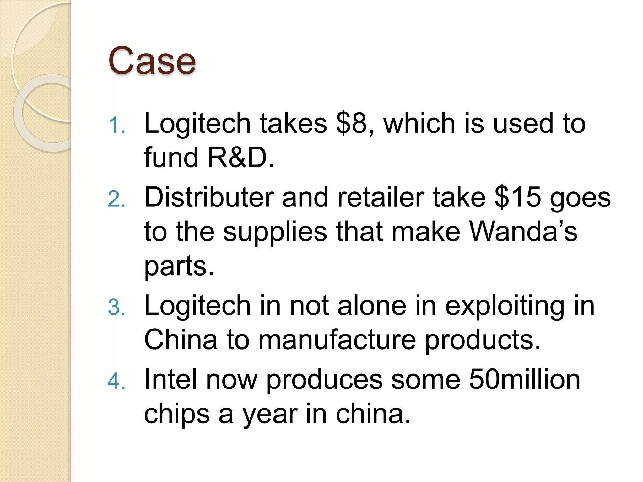 Logitech case study IB | PPTX