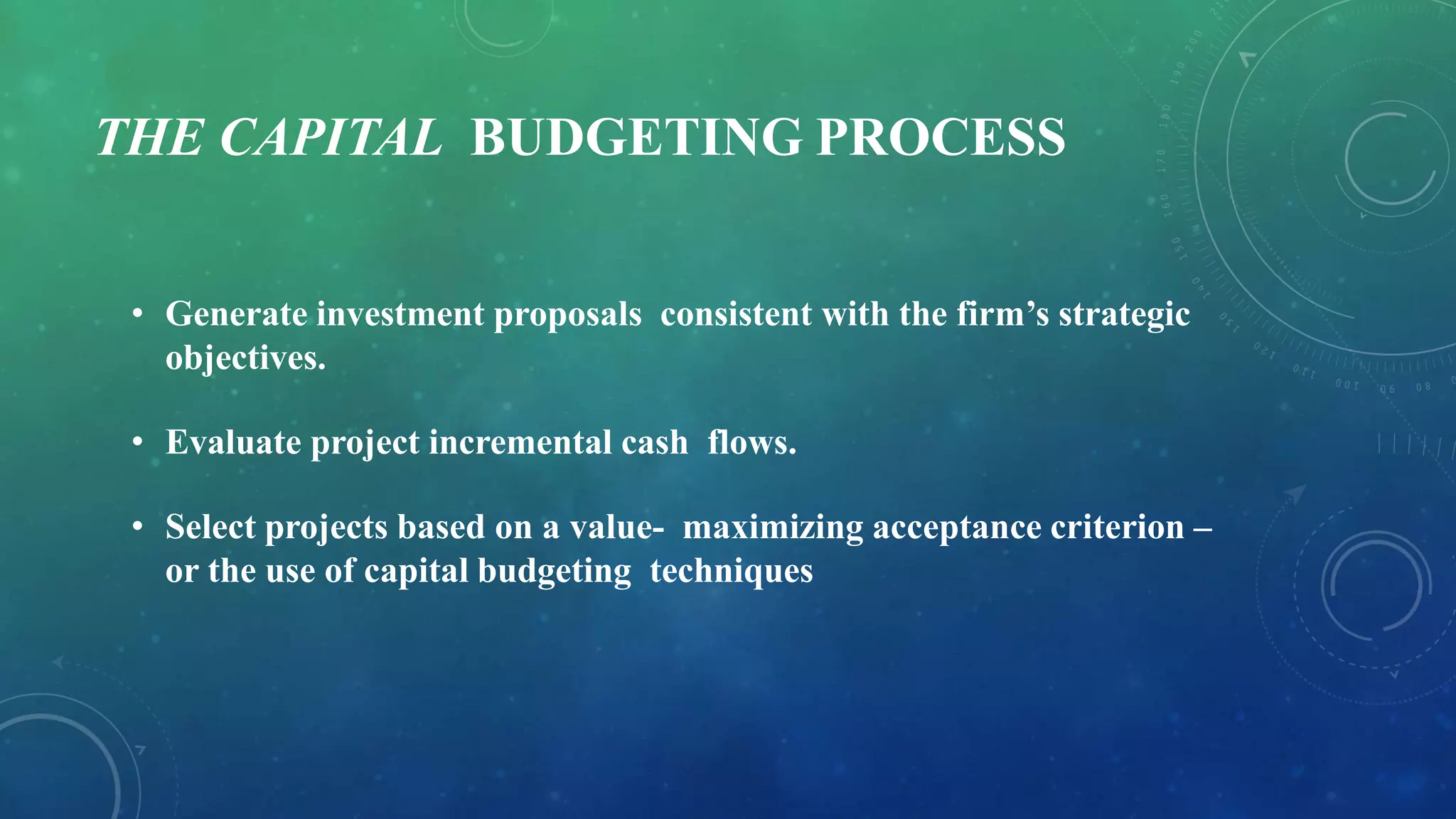 Capital Budgeting and Estimating Cash Flows | PPTX