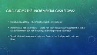 Capital Budgeting and Estimating Cash Flows | PPTX