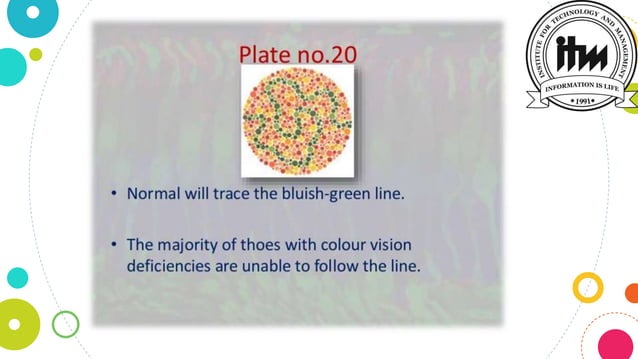 Hamza color vision | PPT