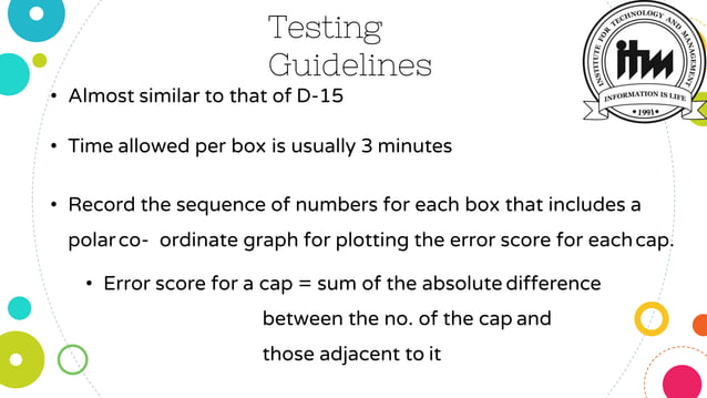 Hamza color vision | PPT