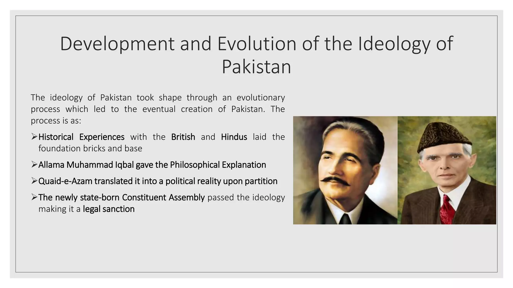 Importance of Ideology of Pakistan | PPTX