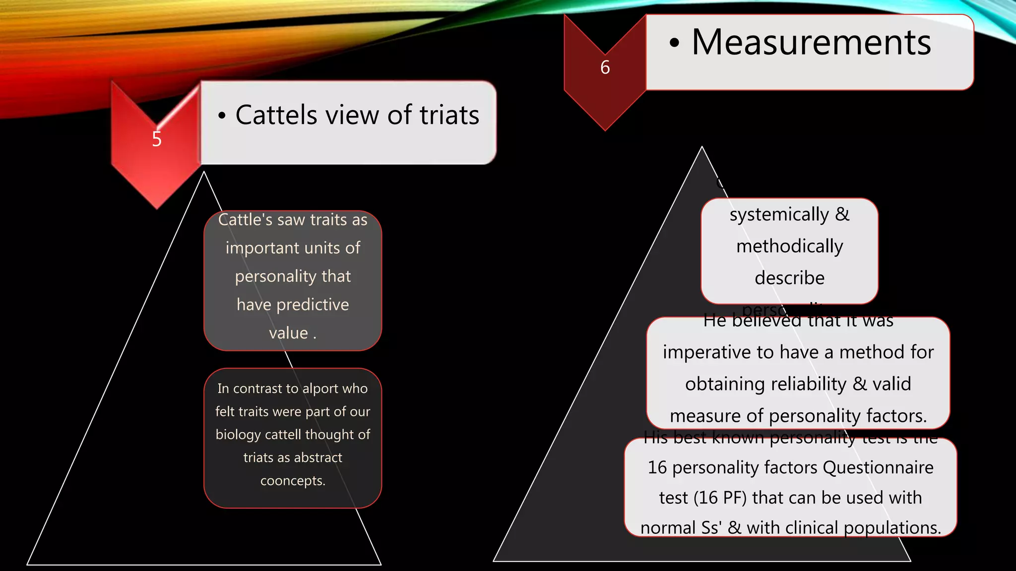Raymond cattle personality theory and biography | PPT