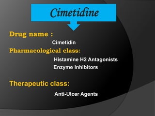 cimetidine | PPTX