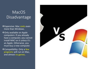 Comparing windows vs mac vs linux | PPT