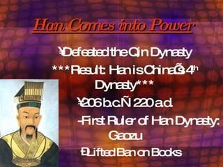 Han Dynasty Ppt | PPT