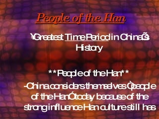Han Dynasty Ppt | PPT