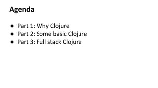 Full Stack Clojure | PPT