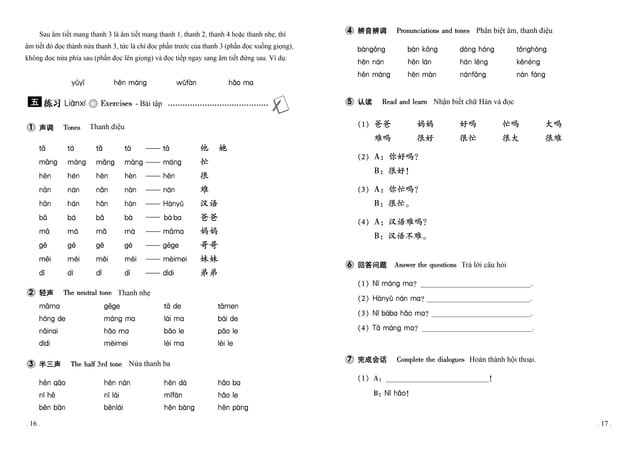 Doc thu Giao trinh Han ngu 1 (Tap 1 - Quyen Thuong) | PDF